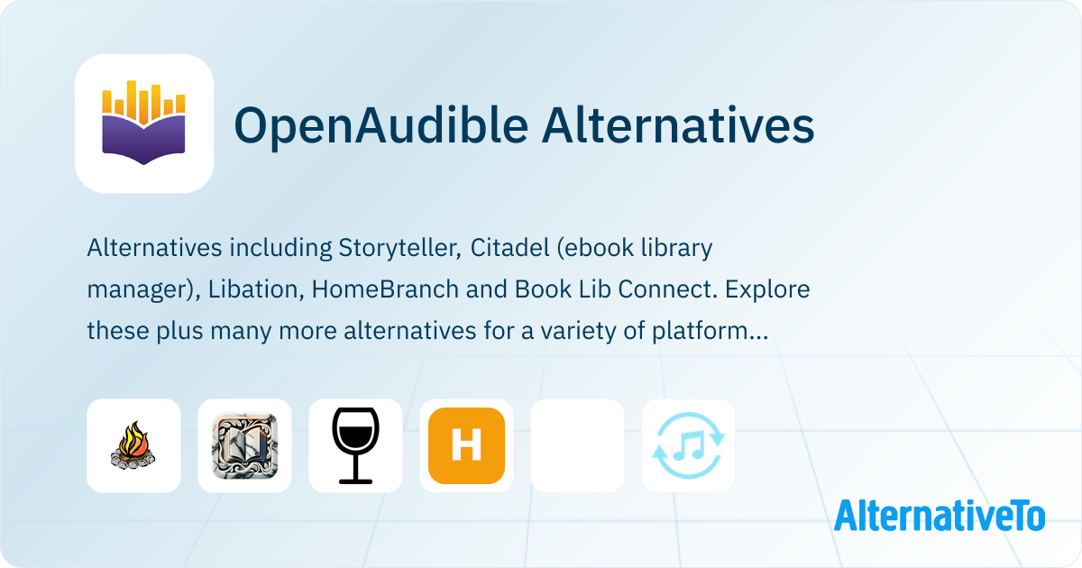 OpenAudible Alternatives - Explore Similar Software | AlternativeTo