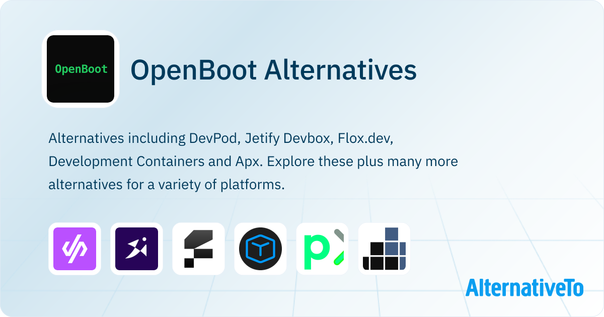 OpenBoot Alternatives - Explore Similar Software | AlternativeTo