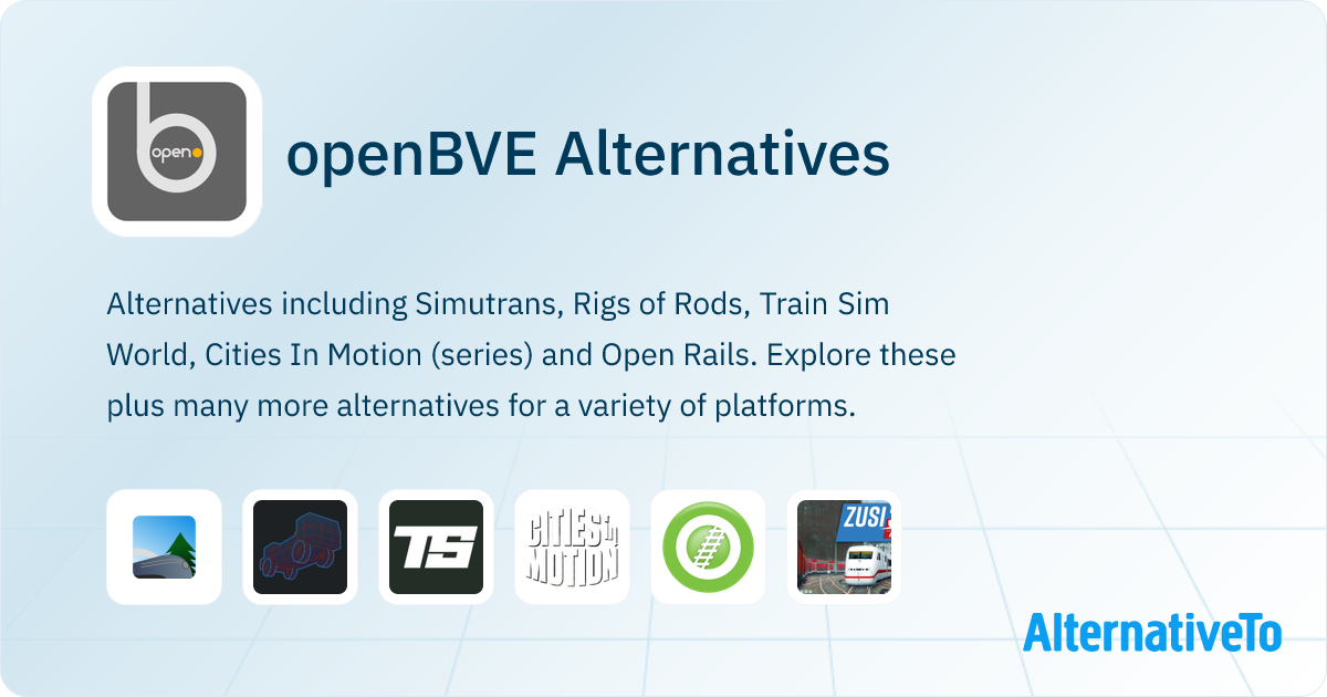 openBVE Alternatives - Explore Similar Software | AlternativeTo