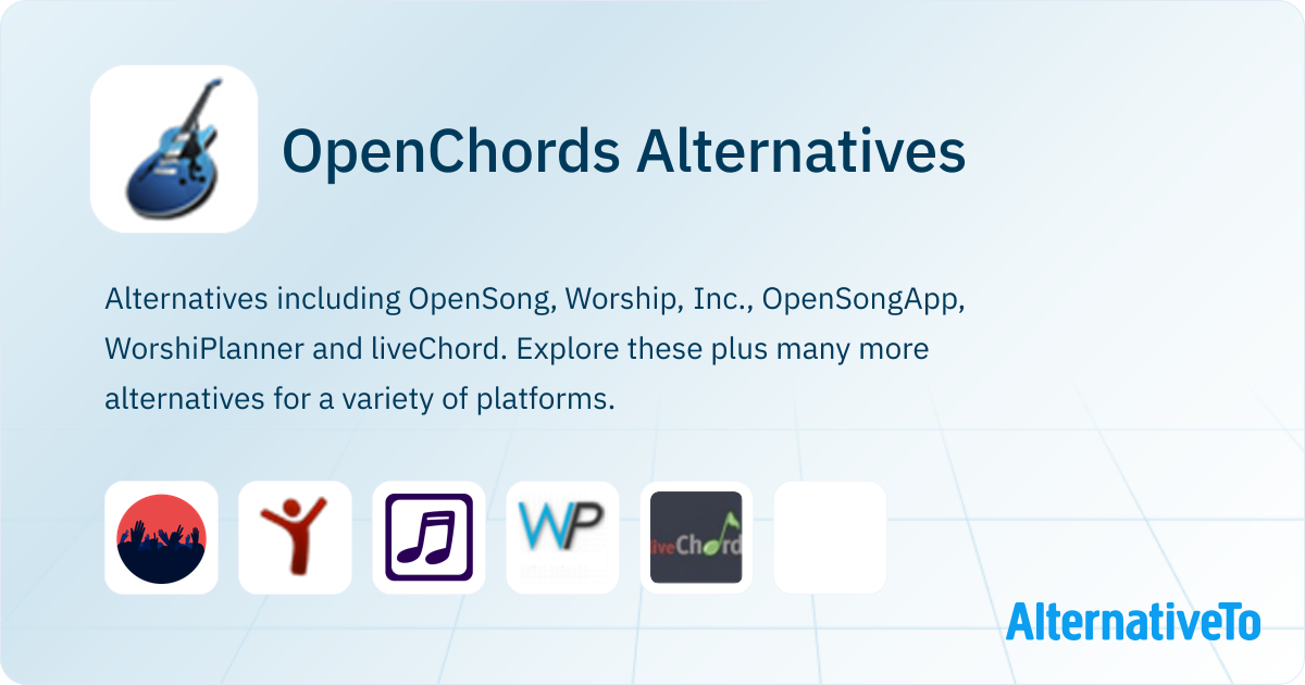 OpenChords Alternatives - Explore Similar Software | AlternativeTo