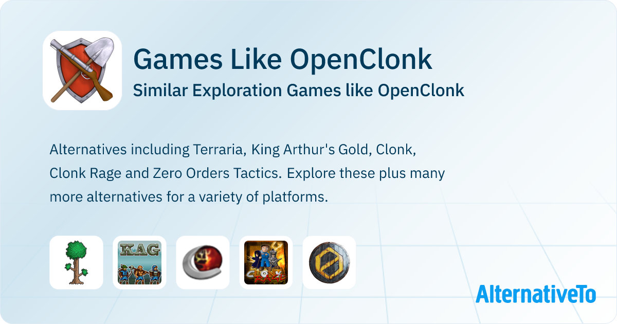 Games Like OpenClonk: Similar Exploration Games | AlternativeTo
