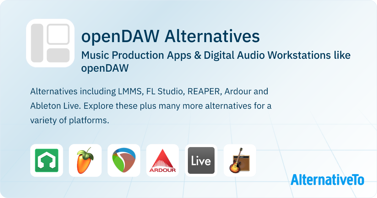 openDAW Alternatives: Top 12 Music Production Apps | AlternativeTo