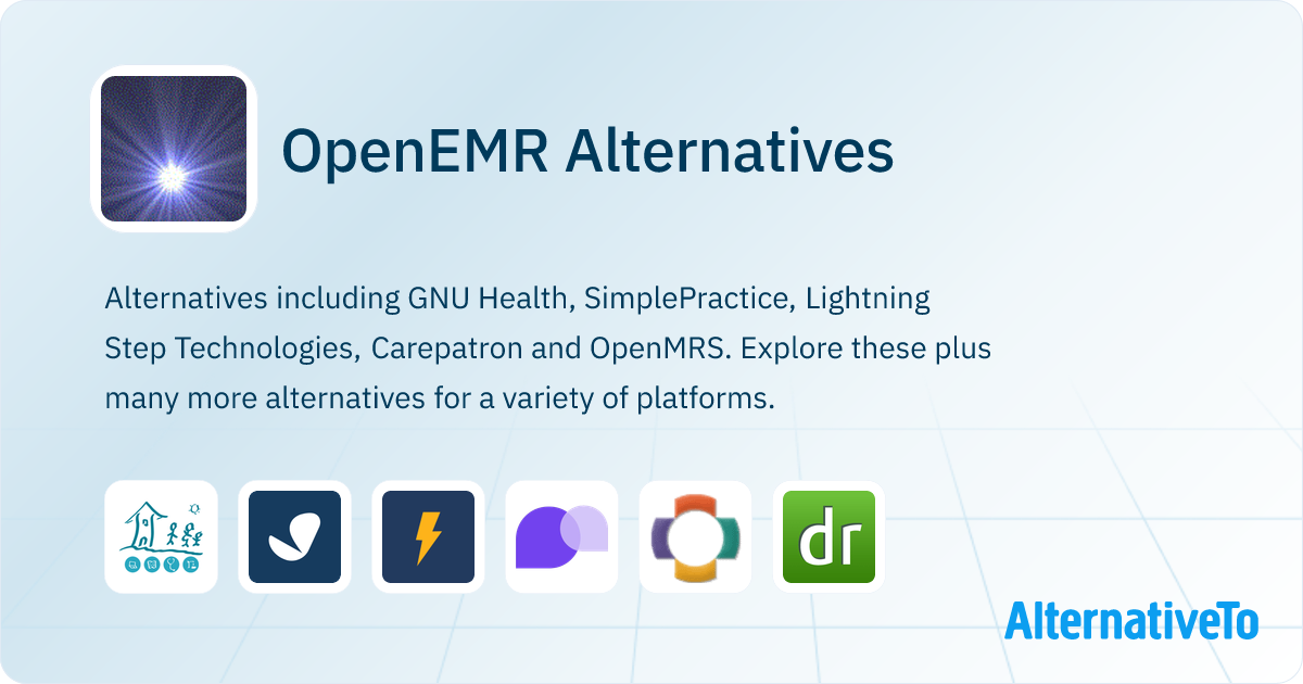 OpenEMR Alternatives - Explore Similar Software | AlternativeTo