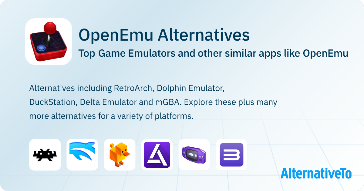 Great OpenEmu Alternatives: Top Game Emulators in 2024 | AlternativeTo