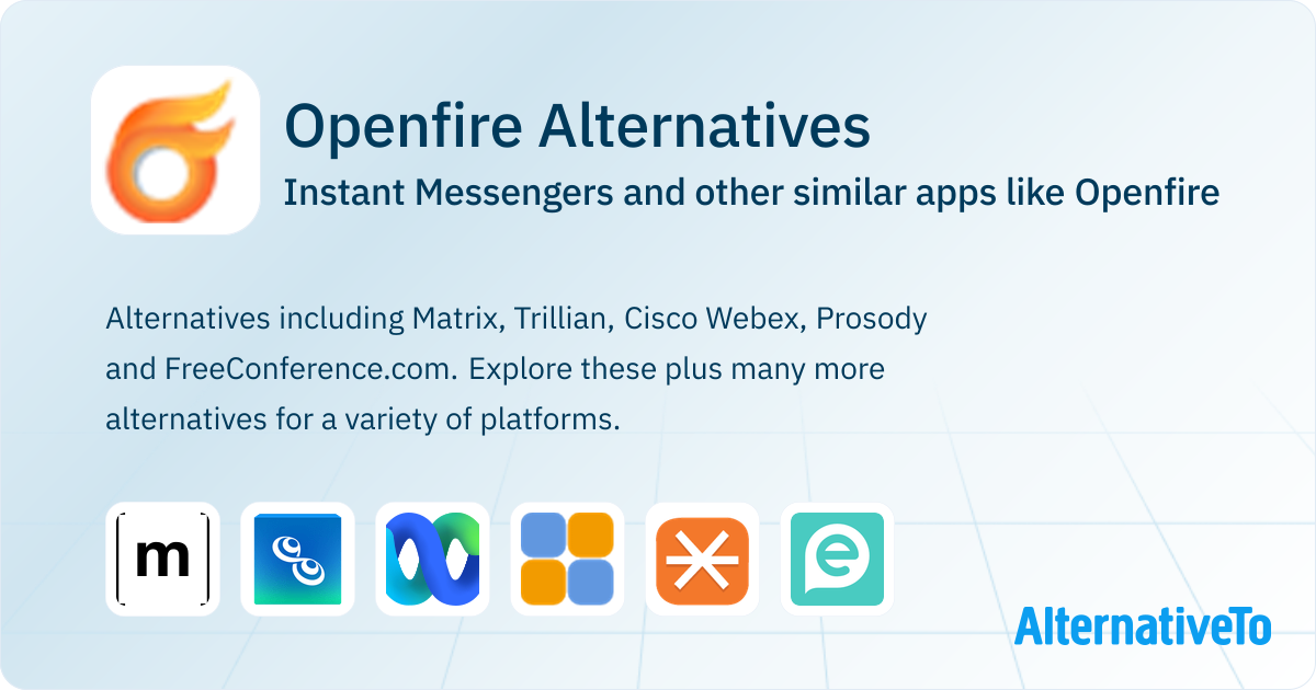Openfire Alternatives: Top 15 Instant Messengers & Similar Apps ...