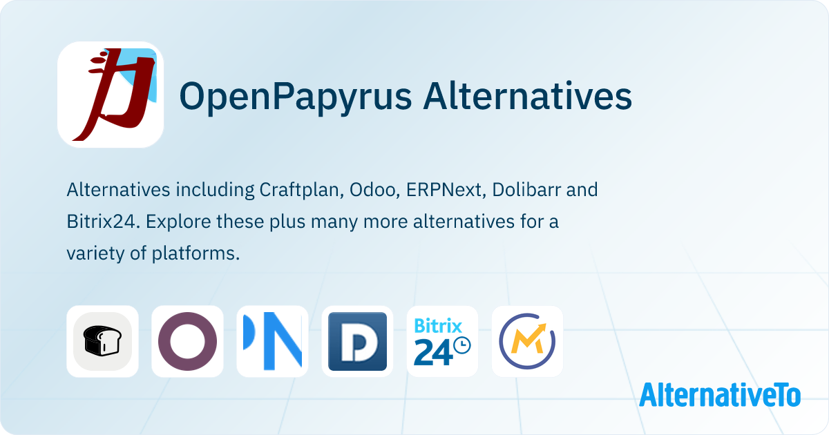 OpenPapyrus Alternatives - Explore Similar Software | AlternativeTo