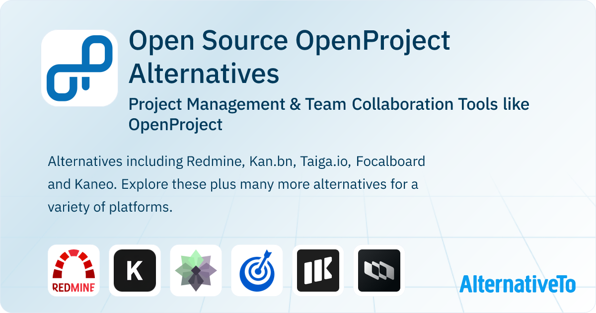 Open Source OpenProject Alternatives: Top 12 Project Management Tools ...