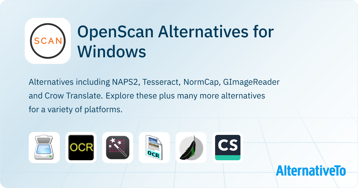 OpenScan Alternatives for Windows: Top 12 Document & Image Scanners ...