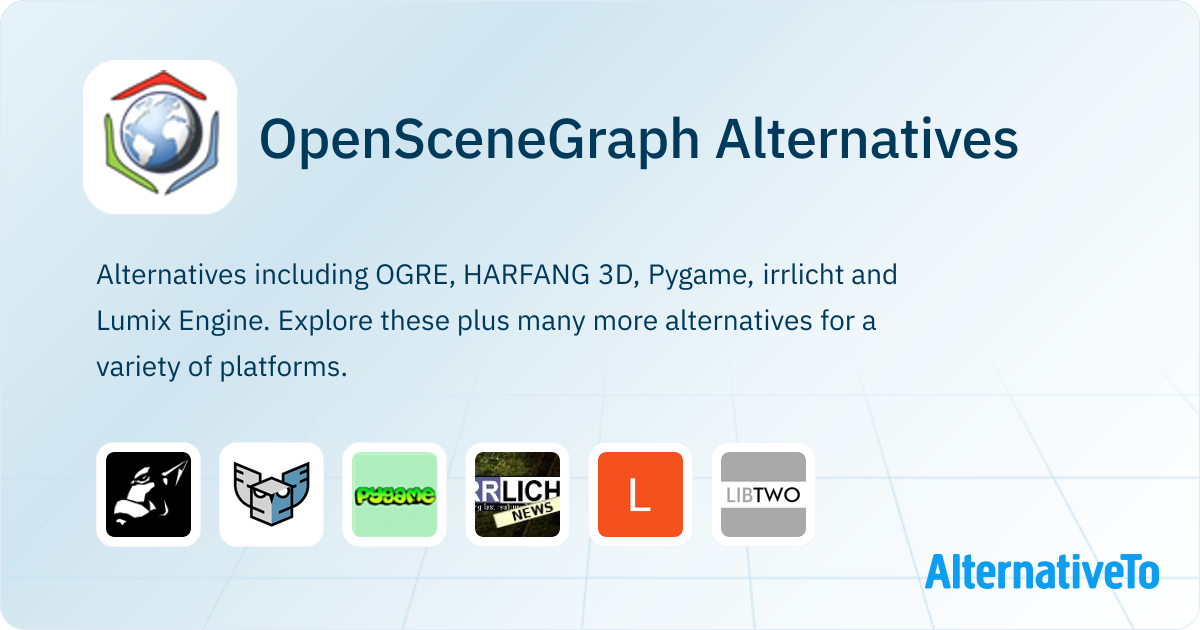 OpenSceneGraph Alternatives - Explore Similar Software | AlternativeTo