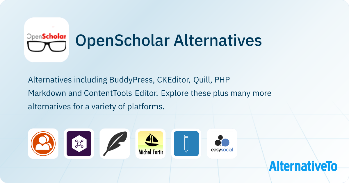 OpenScholar Alternatives - Explore Similar Sites & Apps | AlternativeTo