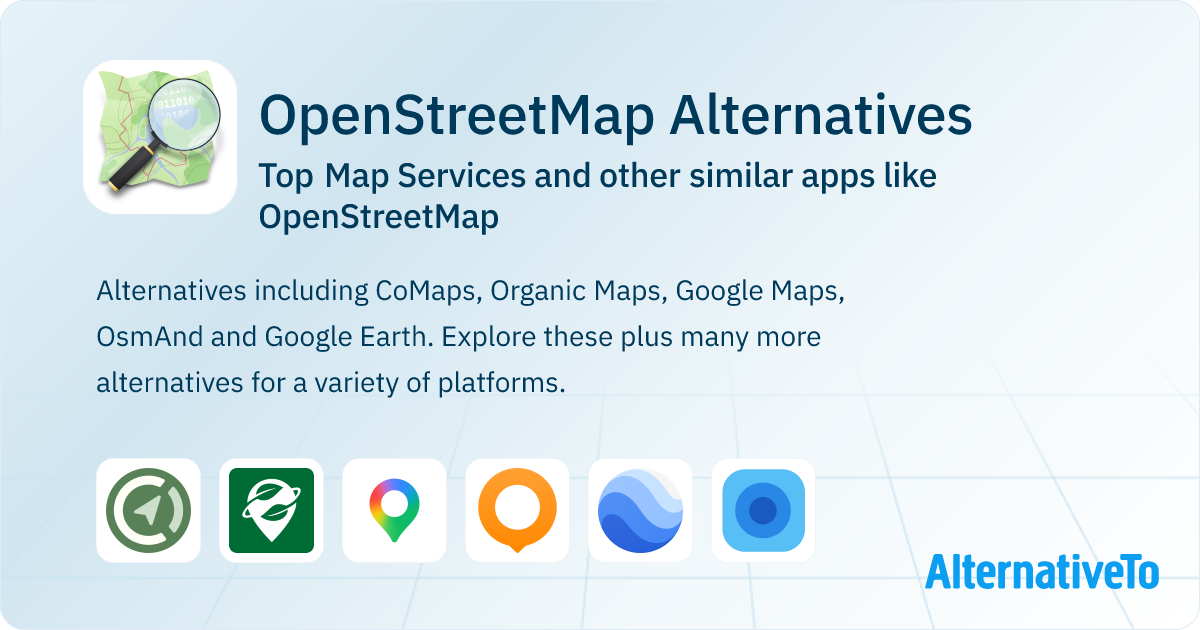 Great OpenStreetMap Alternatives: Top Map Services in 2026 | AlternativeTo