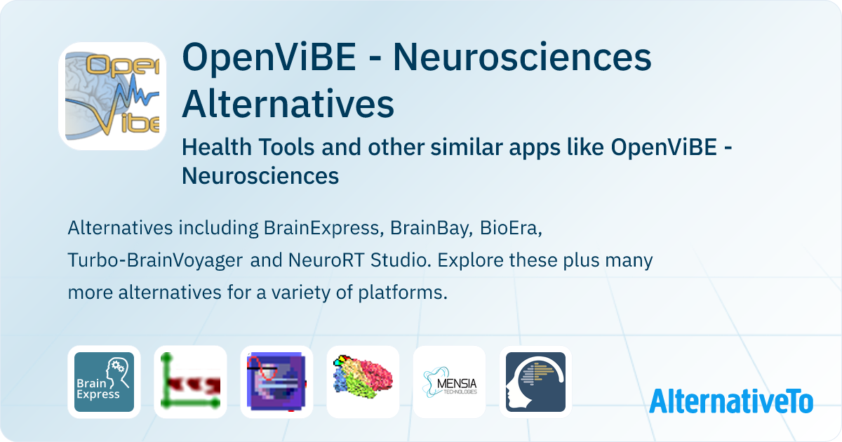 OpenViBE - Neurosciences Alternatives: Top 11 Health Tools & Similar ...