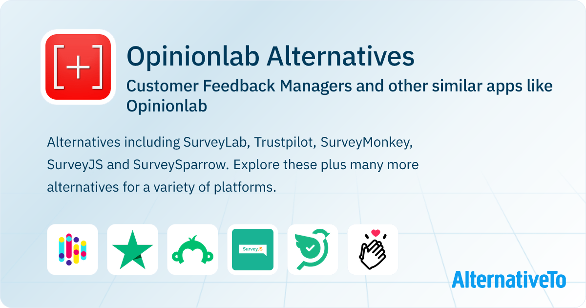 Opinionlab Alternatives: Top 12 Customer Feedback Managers & Similar ...