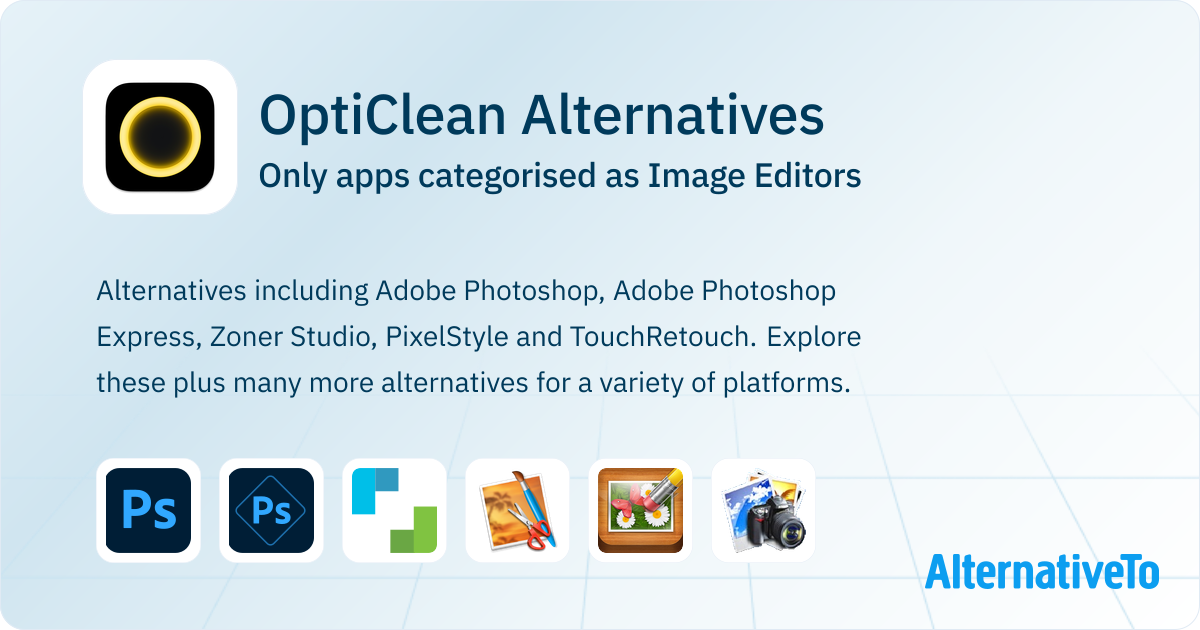 OptiClean Alternatives: Top 8 Image Editors | AlternativeTo