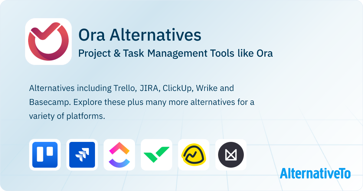Ora Alternatives: Top 18 Project & Task Management Tools | AlternativeTo