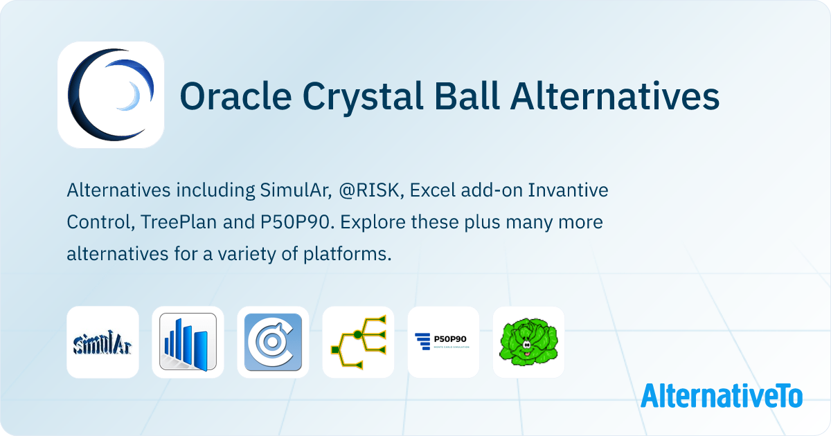 Oracle Crystal Ball Alternatives - Explore Similar Software | AlternativeTo