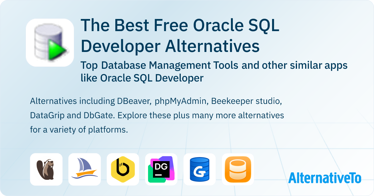Free Oracle SQL Developer Alternatives: Top 12 Database Management ...