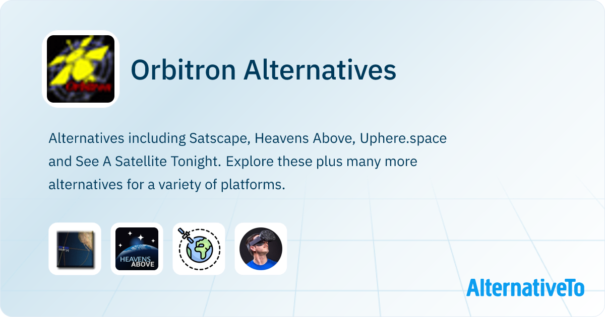 Orbitron Alternatives - Explore Similar Software | AlternativeTo