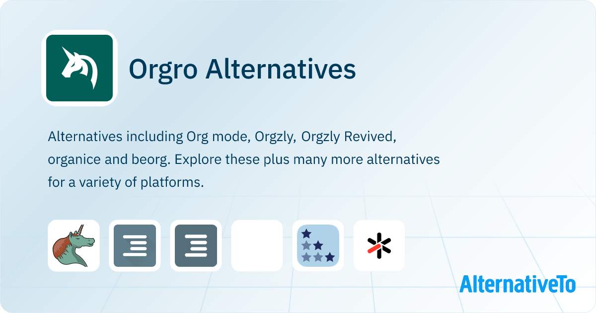 Orgro Alternatives - Explore Similar Apps | AlternativeTo