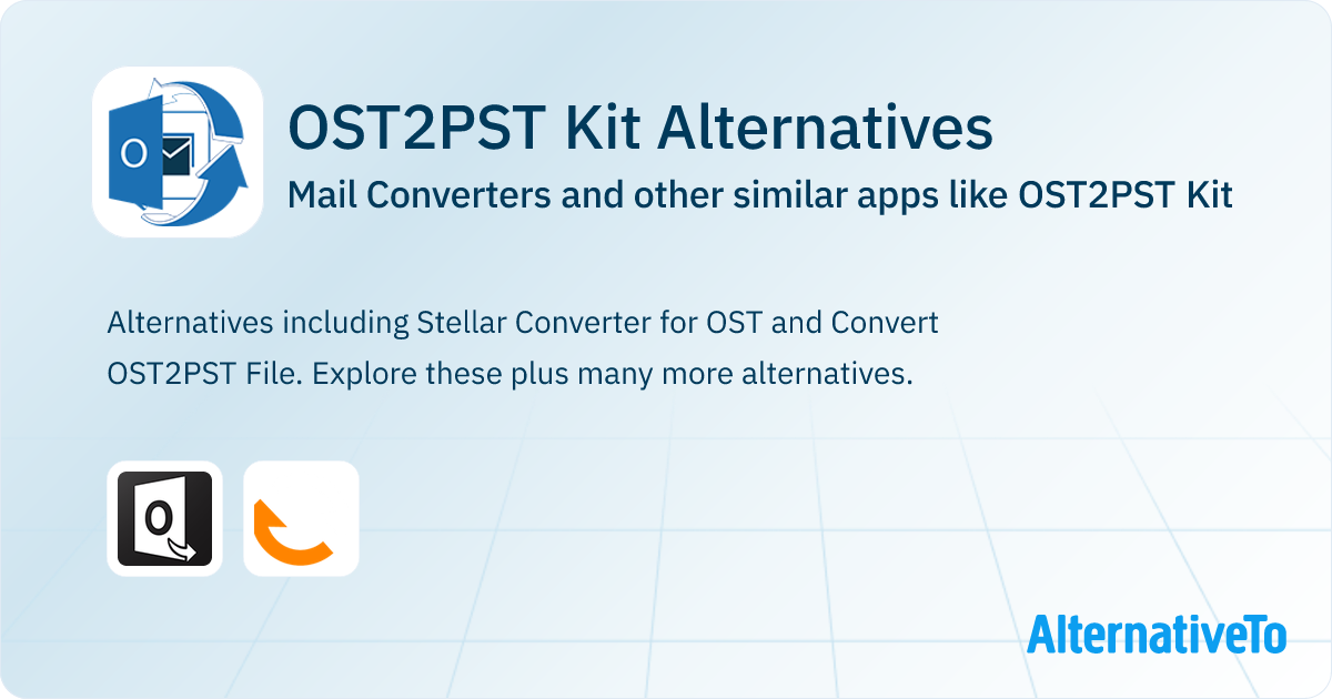 OST2PST Kit Alternatives: Top 2 Mail Converters & Similar Apps ...