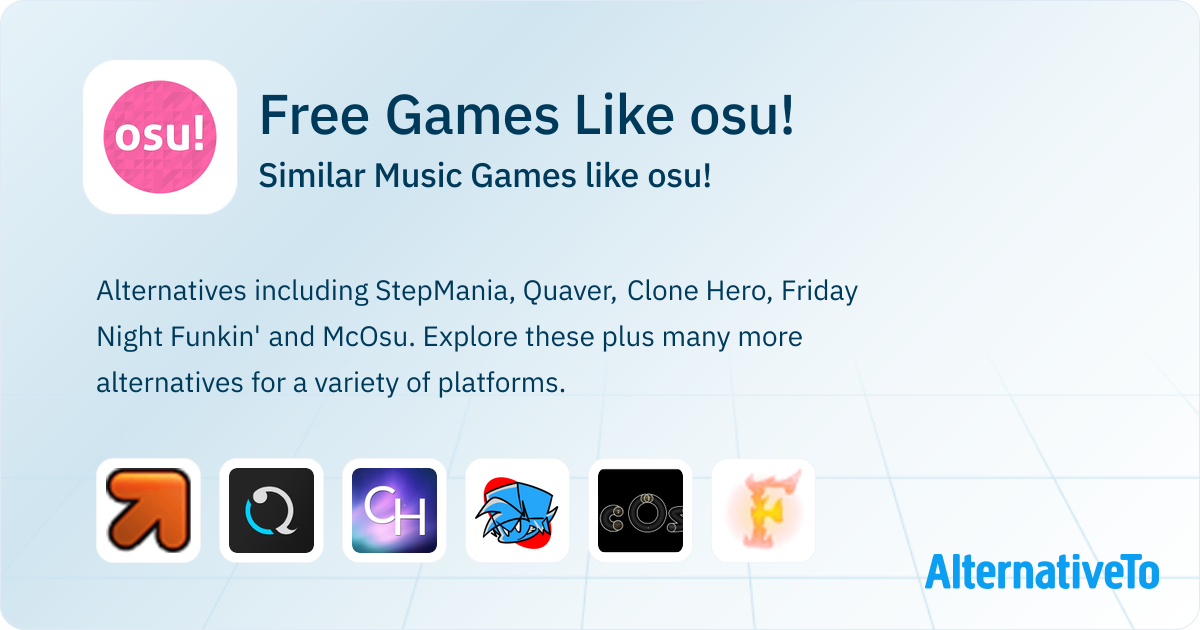 Free Games Like osu!: Similar Music Games 2025 | AlternativeTo
