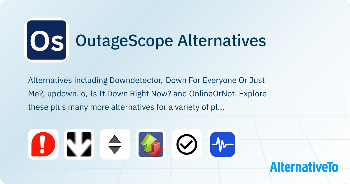 OutageScope Alternatives - Explore Similar Sites & Apps | AlternativeTo