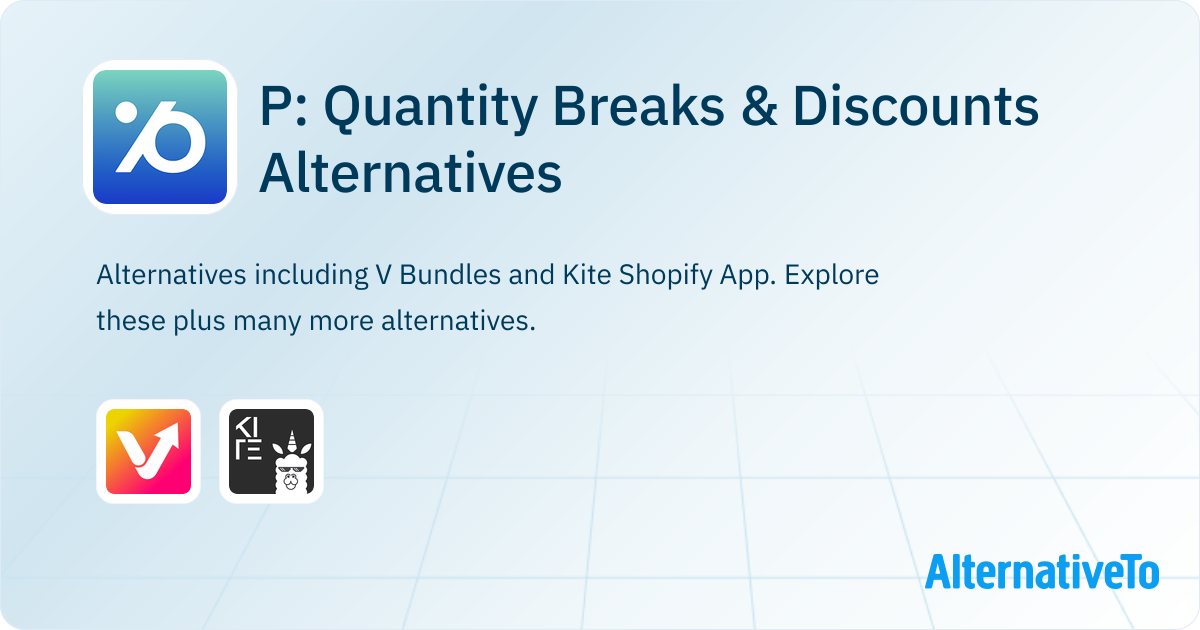 P: Quantity Breaks & Discounts Alternatives - Explore Similar Software ...