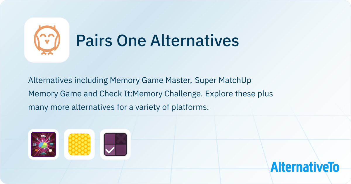 Pairs One Alternatives - Explore Similar Games | AlternativeTo