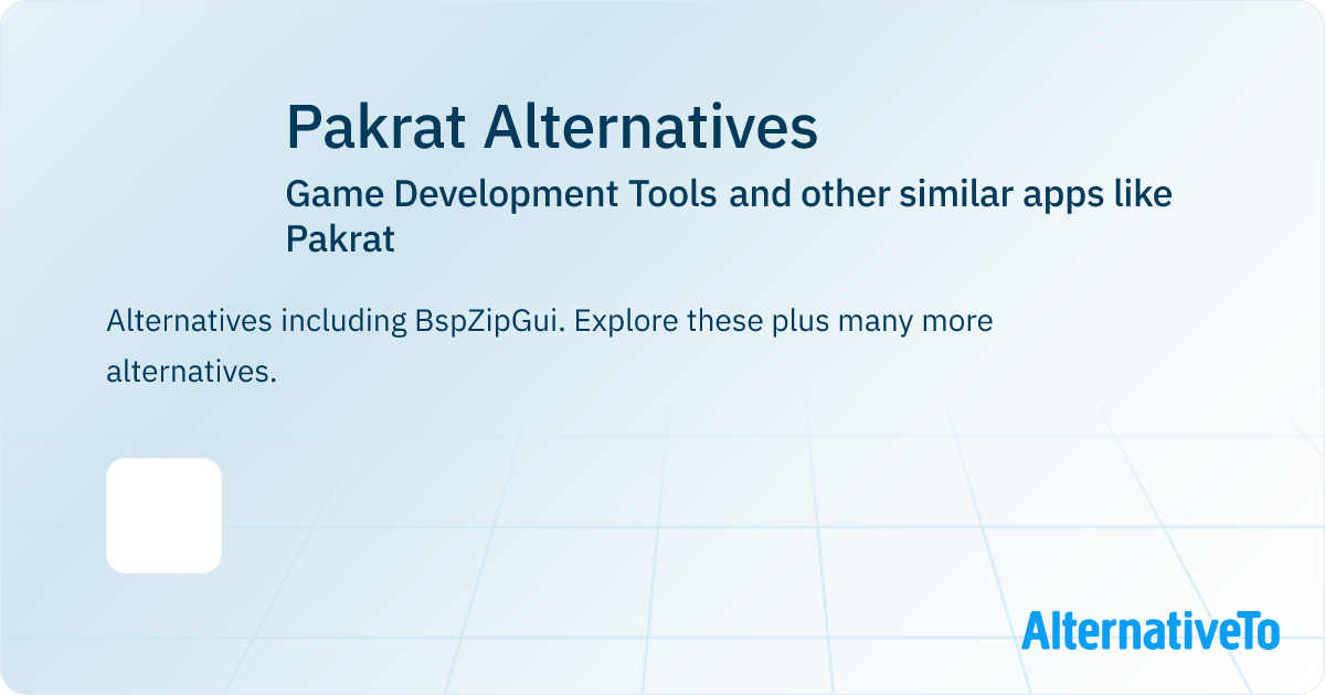 Pakrat Alternatives: Top 1 Game Development Tools & Similar Apps ...