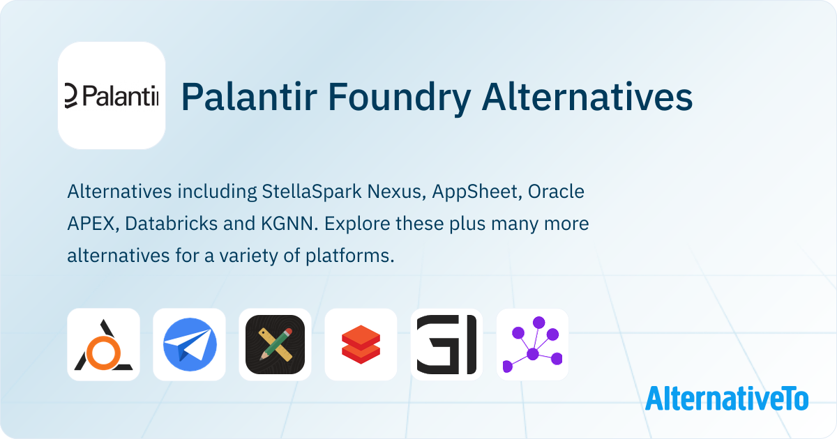 Palantir Foundry Alternatives - Explore Similar Sites & Apps ...