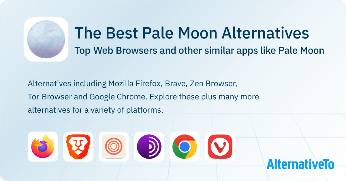 Best Pale Moon Alternatives: Top Web Browsers in 2026 | AlternativeTo