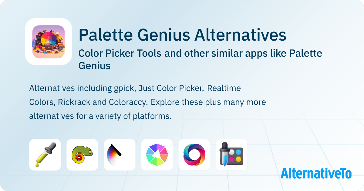 Palette Genius Alternatives: Top 12 Color Picker Tools & Similar Apps 