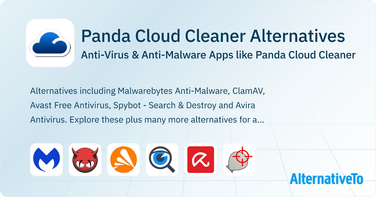 Panda Cloud Cleaner Alternatives: Top 12 Anti-Virus Apps | AlternativeTo