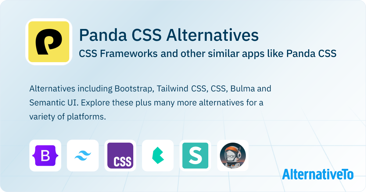 Panda CSS Alternatives: Top 12 CSS Frameworks & Similar Apps ...