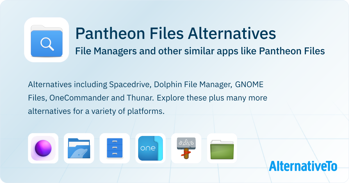 Pantheon Files Alternatives: Top 19 File Managers & Similar Apps ...