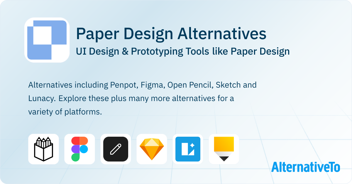 Paper Design Alternatives: Top 22 UI Design Tools | AlternativeTo