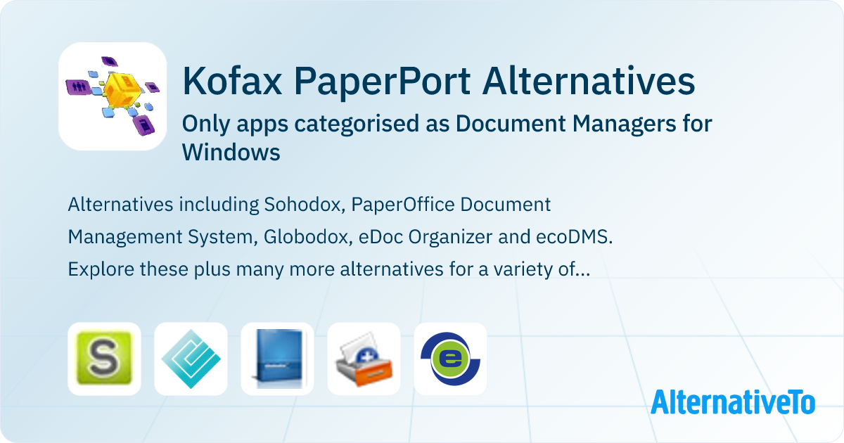 Kofax PaperPort Alternatives for Windows: Top 5 Document Managers ...