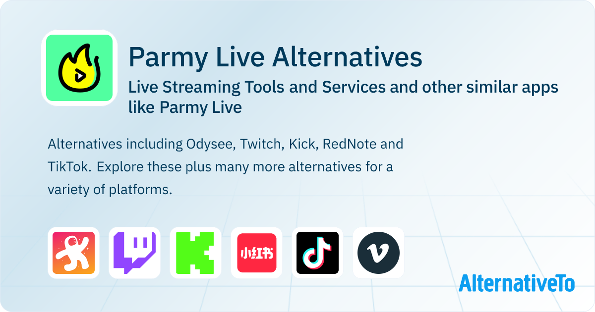 Parmy Live Alternatives: Top 14 Live Streaming Tools and Services ...