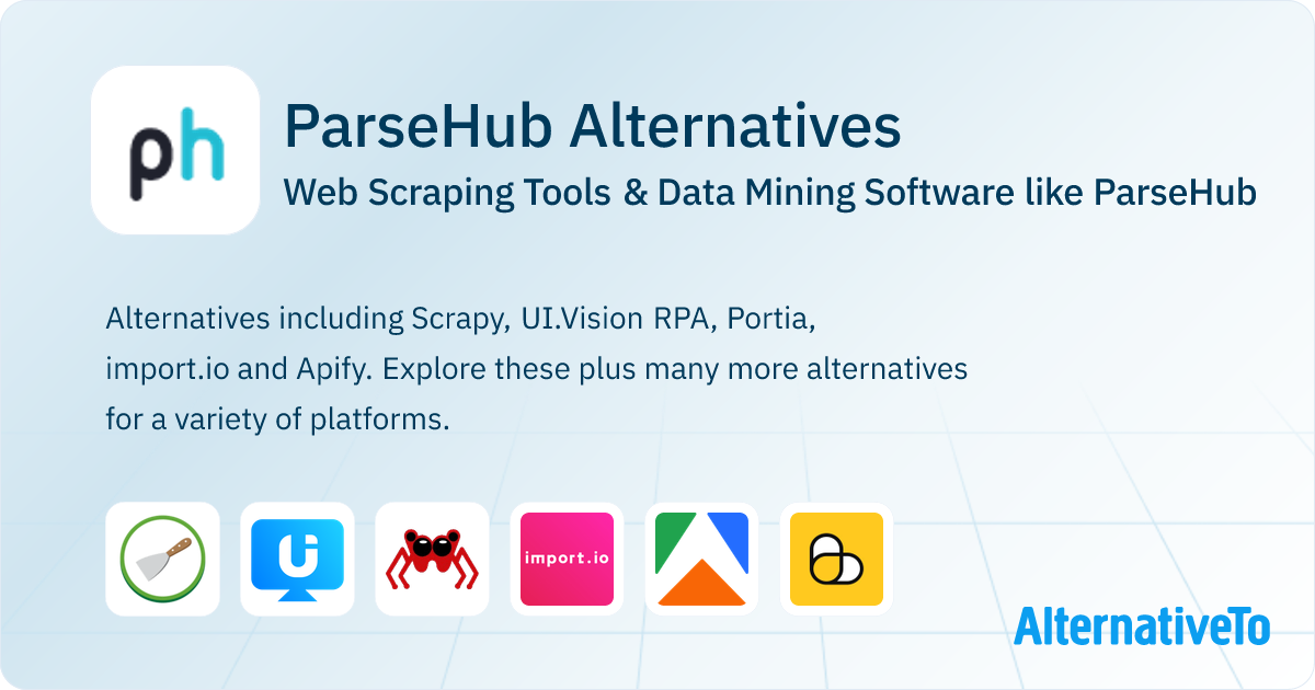 ParseHub Alternatives: Top 12 Web Scraping Tools | AlternativeTo
