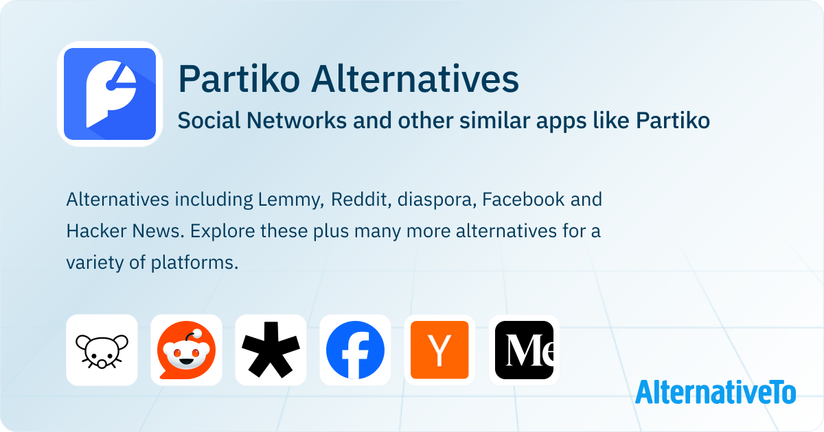 Partiko Alternatives: Top 12 Social Networks & Similar Apps | AlternativeTo