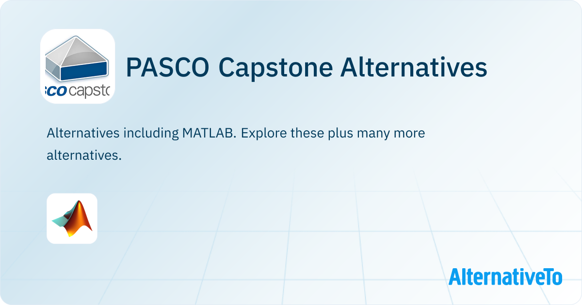 PASCO Capstone Alternatives - Explore Similar Software | AlternativeTo