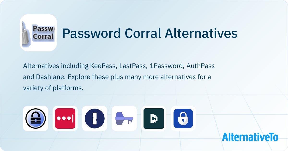 Password Corral Alternatives - Explore Similar Software | AlternativeTo