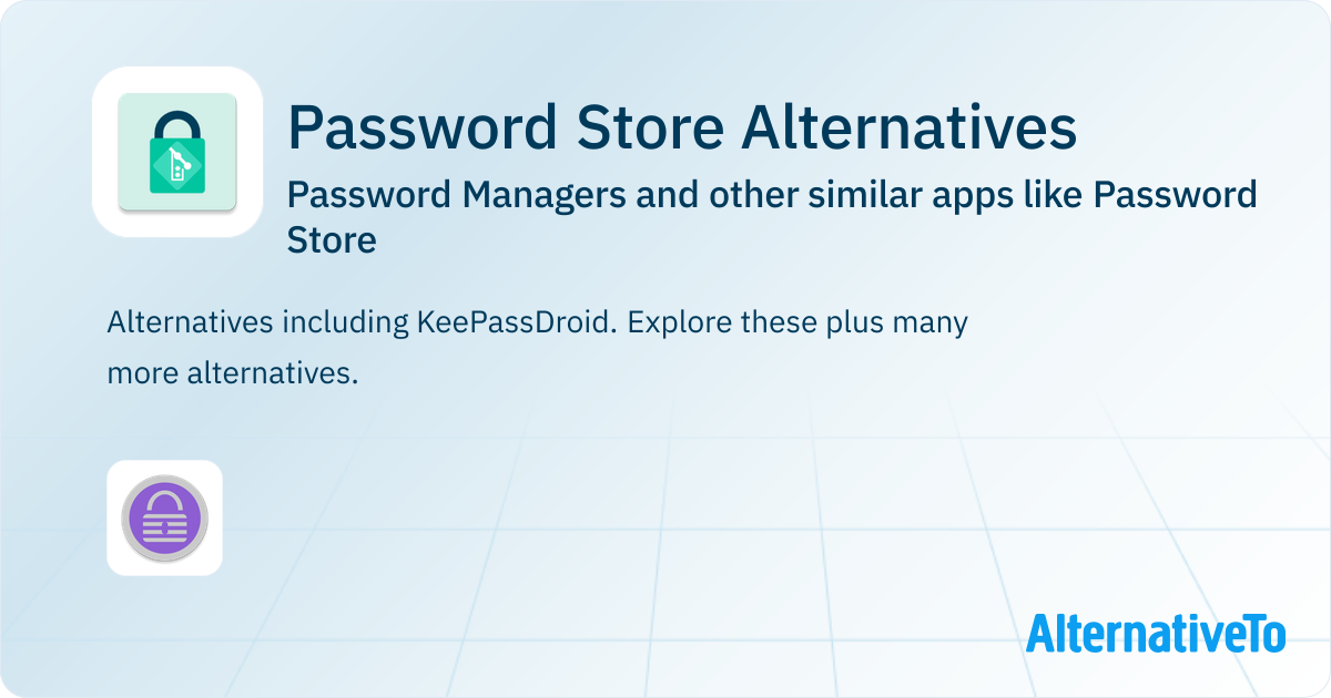 Password Store Alternatives: Top 1 Password Managers & Similar Apps ...