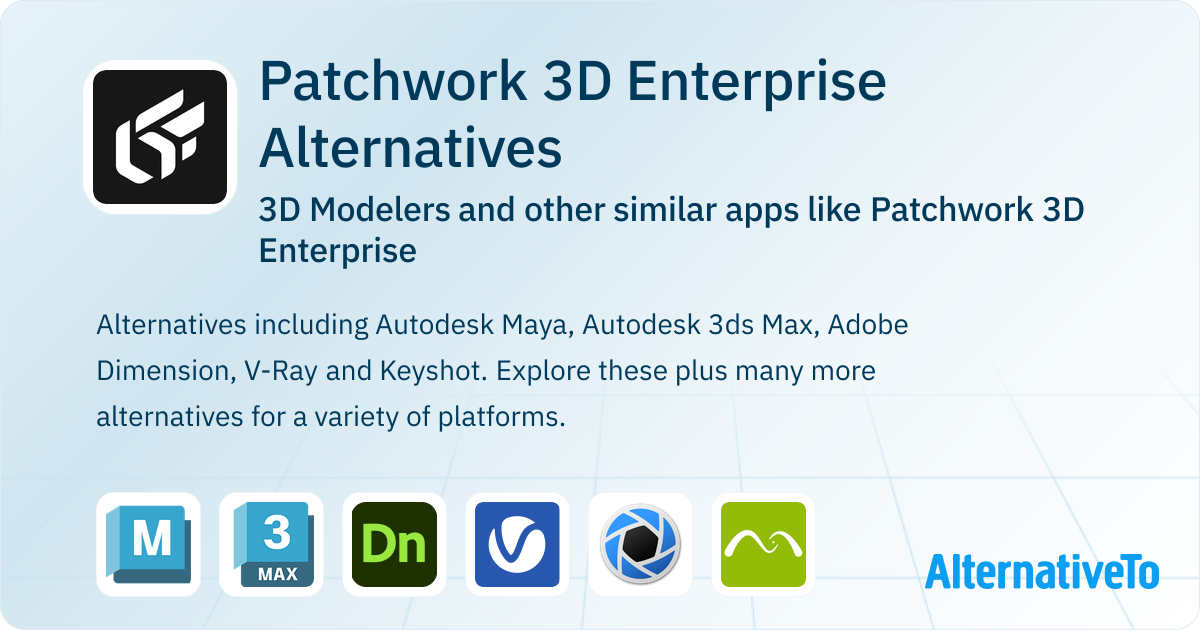 Patchwork 3D Enterprise Alternatives: Top 12 3D Modelers & Similar Apps ...