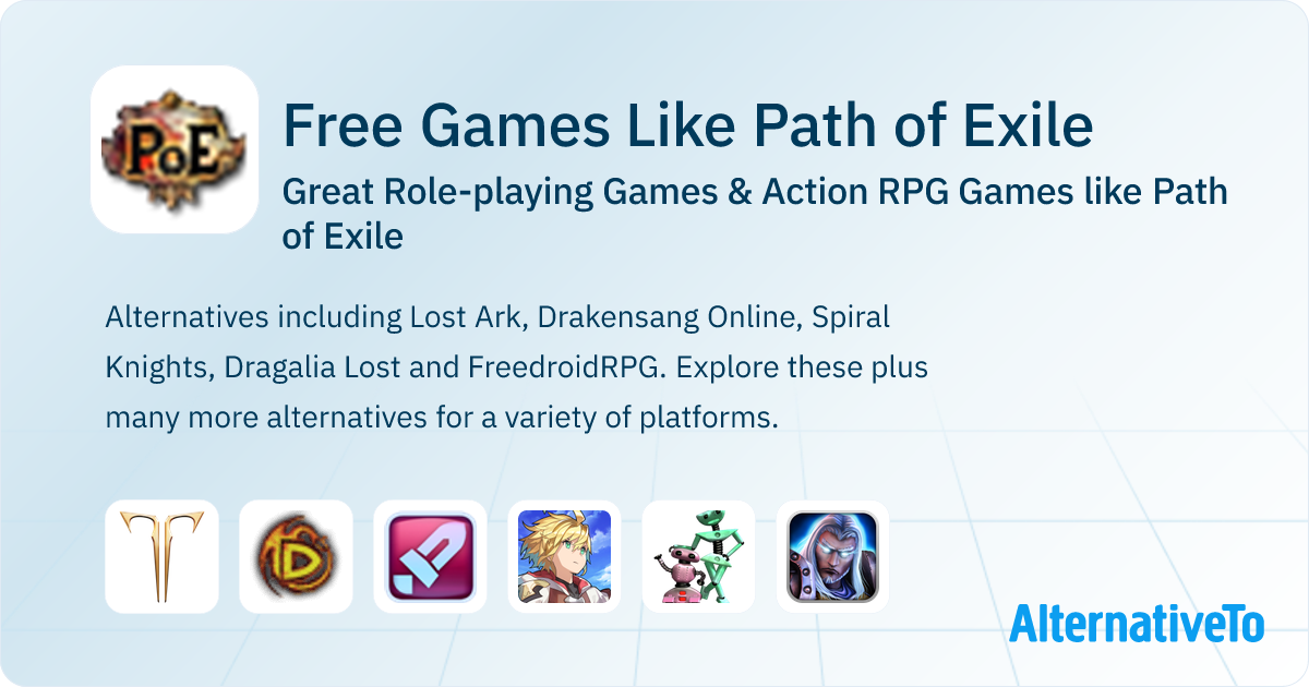 Great Free Games Like Path of Exile: Top Role-playing Games in 2025 ...