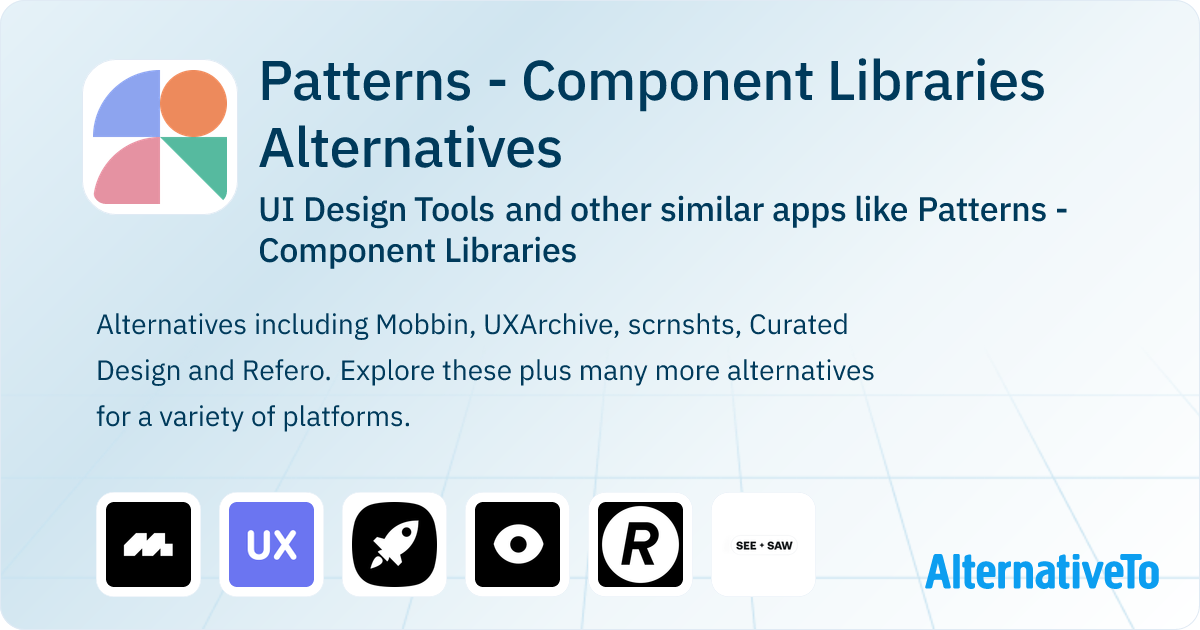 Patterns - Component Libraries Alternatives: Top 15 UI Design Tools ...