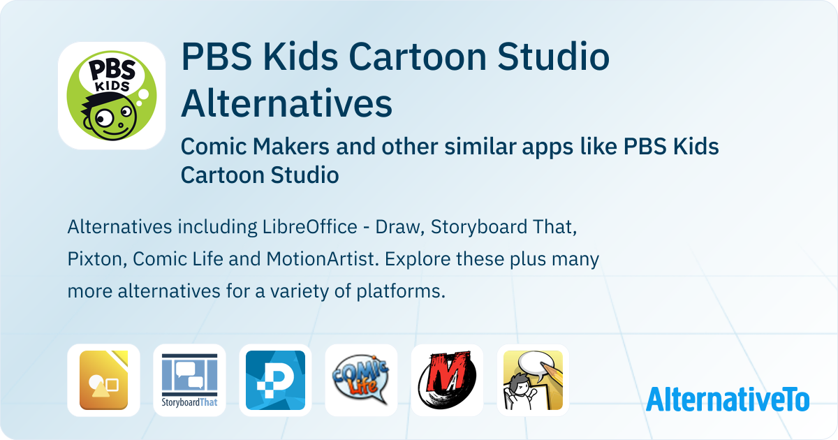 PBS Kids Cartoon Studio Alternatives: Top 11 Comic Makers & Similar ...