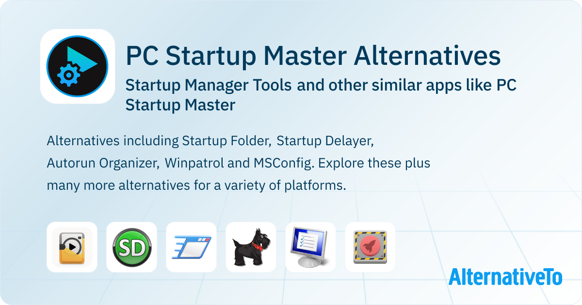 PC Startup Master Alternatives: Top 7 Startup Manager Tools & Similar ...