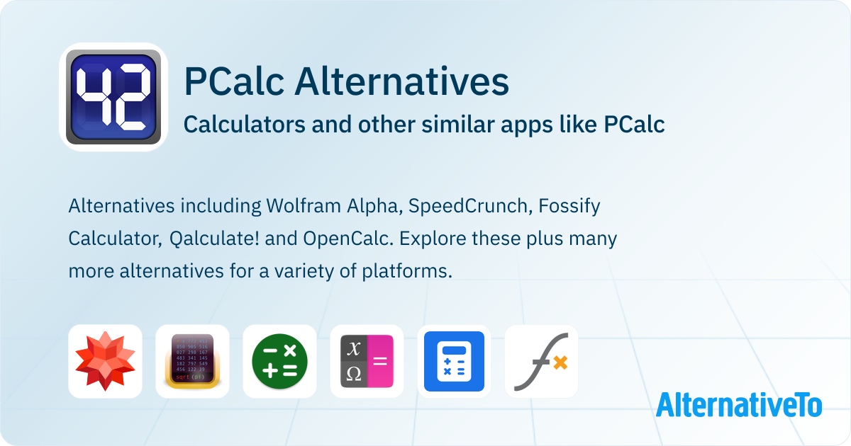 PCalc Alternatives: Top 12 Calculators & Similar Apps | AlternativeTo