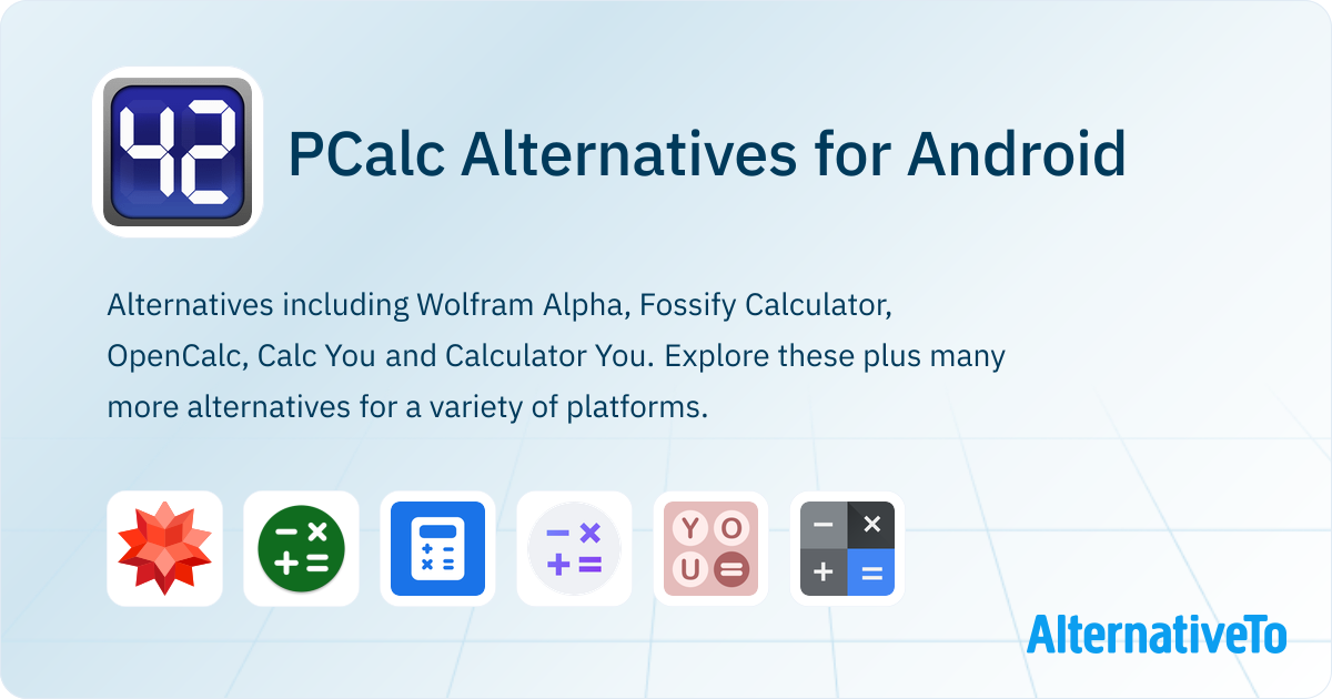PCalc Alternatives for Android: Top 12 Calculators & Similar Apps ...